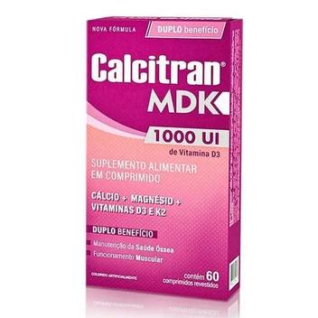 Calcitran MDK 1000UI (suplemento alimentar) - 60 comprimidos - FQM ...