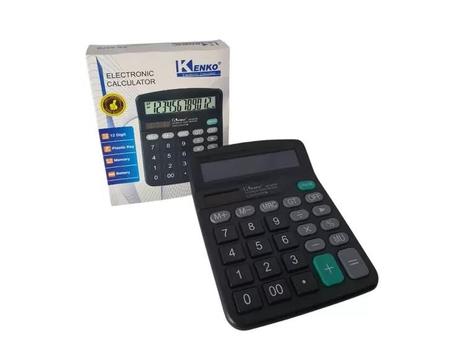 Calculadora 15x12 12 Digitos KK-837-12 - RPC - Calculadora de Mesa - Magazine Luiza