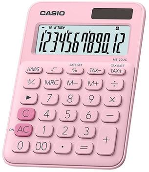 Calculadora Casio MS-20UC (12 Digitos) - Rosa - Calculadora - Magazine Luiza