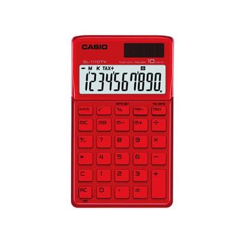 Calculadora Casio Sl-1110 Tv-Rd Vermelho Alimentação Solar e Pilha ...