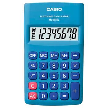 Calculadora De Bolso 8 Digitos Azul - Hl-815l-bu - CASIO - Calculadora - Magazine Luiza