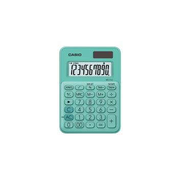 Calculadora de Mesa 10 Dígitos Verde - MS-7UC-GN-W-DC - Casio - Calculadora de Mesa - Magazine Luiza