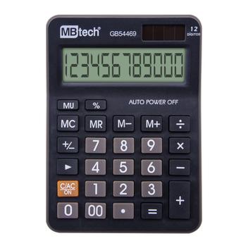 Calculadora Eletrônica 12 Dígitos Preta MBTech MB54469 - Calculadora ...
