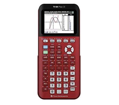 Calculadora gráfica Texas Instruments TI-84 Plus CE Red - Calculadora ...