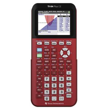 Calculadora gráfica Texas Instruments TI-84 Plus CE Red - Calculadora ...
