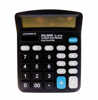Calculadora Media 12 Digitos Sl837b Solider - Un - Calculadora ...