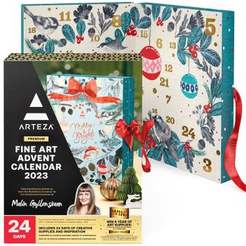 Calendário do Advento ARTEZA 2023 - Belas Artes com Acrílico, Óleo e ...