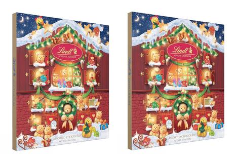 Calendário do Advento Lindt Teddy - 2 Unidades com 130g de Chocolate e ...