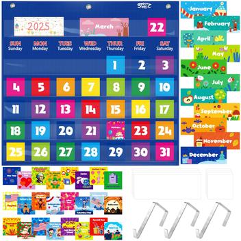 Calendário: Pocket Chart SpriteGRU Classroom com 76 cartões ...