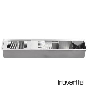 Calha Canal Organizador Escorredor 90x19x14 Inox 304 Inovartte ICA01 ...