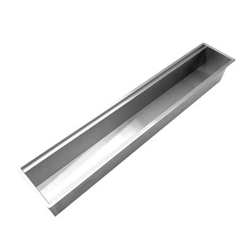 Calha Seca em aço inox 90cm Cozix - Calha para Construção - Magazine Luiza