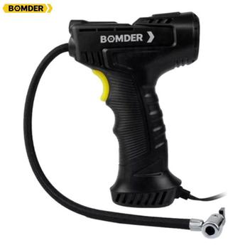 Calibrador De Pneu Eletrônico 120w Carro Bike Moto Portátil Cor Preto ...