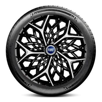 Calota 3053 Fiat Aro 13 Preta Prata Moove Escolha o carro - Elitte ...
