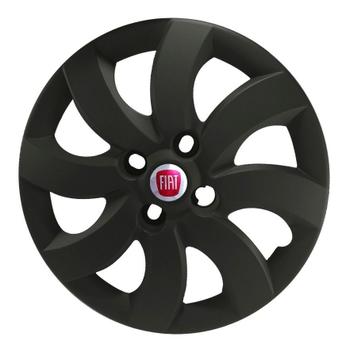 Calota Aro 14 Attractive Novo Uno Palio Idea Siena Fiat Grafite Fosco - GFM - Calota de Carro ...