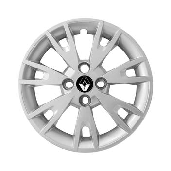 Calota Aro 15 Renault Sandero/Logan 2020 Prata - GFM - Calota de Carro ...