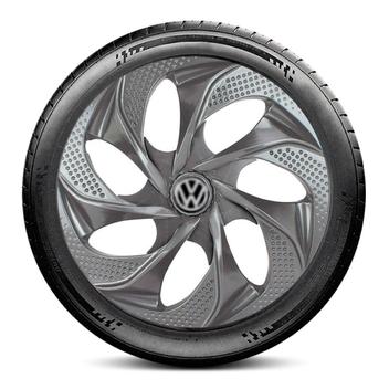Calota LC371 Volkswagen Aro 14 Grafite Evo Escolha o carro - Elitte ...