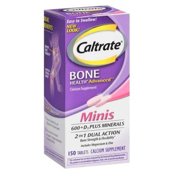 Caltrate 600+D3 - Suplemento Mineral com 150 Minicomprimidos - Cálcio ...