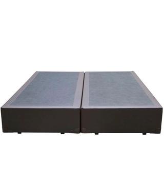 Cama Box Base Casal Bipartido Blindado Sintético - Real Comfort ...