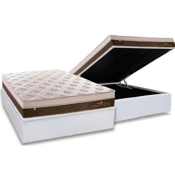 Cama Box Baú Casal: Colchão Molas Ensacadas Plumatex MasterPocket ...