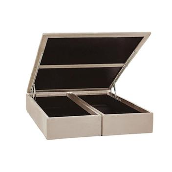 Cama Box Baú Queen Universal Suede Clean (158x198x35) - Ortobom - Cama ...