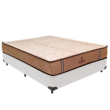 Cama Box Branco e Colchão Madrid Molas Ensacadas Casal V-Store 138x188x28 - Cama Box - Magazine ...