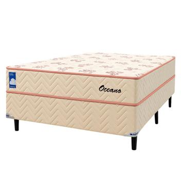 Cama Box Casal Bonno Oceano Molas Ensacadas 138X188X64cm - Cama Box ...