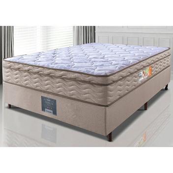 Cama Box Casal Colchão Ortopédico + Box 138x188x67 One Face Espuma D33 Dourado - CAMA INBOX ...