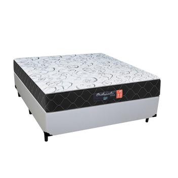 Cama Box Casal + Colchão Semi Ortopédico Extra Firme Espuma D33 Prime ...