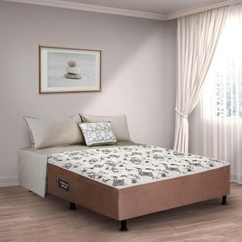 Cama Box Casal Conjugada (138x188) D28 Cacau Roma Design Co - Design estofado - Cama Box ...