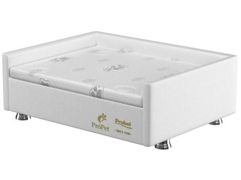 Cama Box para Cachorro e Gato M Probel - PróPet Luxo Branca ...