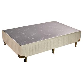 Cama Box Queen Invertida Grand Comfort Bege 158x99 - King Koil - Cama ...