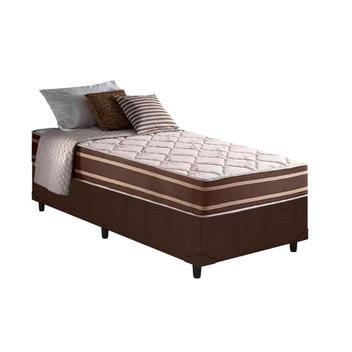 Cama Box Solteiro: Colchão Molas Anjos Superlastic Duo Sono + Base CRC ...