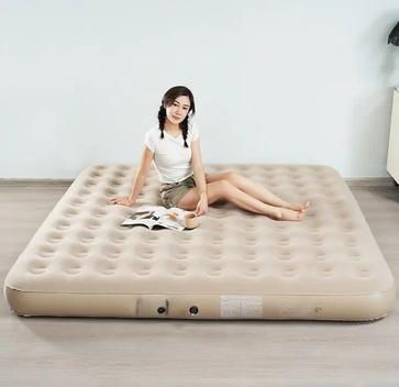 Cama Inflável Casal Grande Camping Colchão Queen Multiuso - Colchão ...