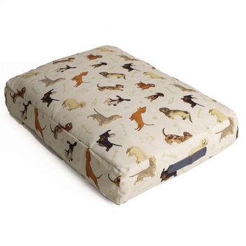 Cama Pet Futon Grande Zíper Lavável Banana Rosa 100x80x10cm - Home ...