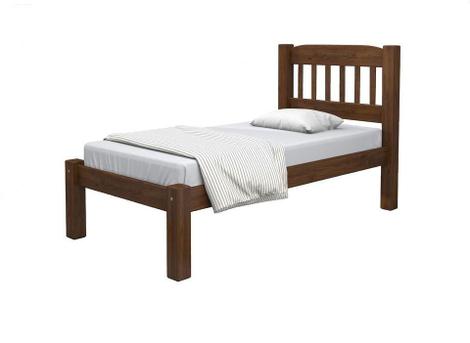 Cama solteiro de madeira maciça italia saimys cast - KAMABEL - Cama de ...