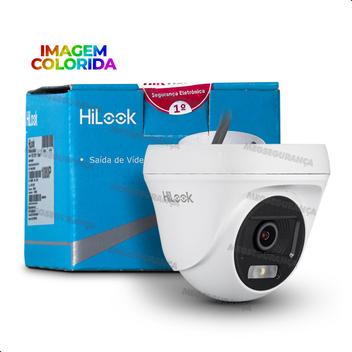 Camera 30mt 1080p Dome Hilook 2,8mm Thc-t127-p Colorvu Full - Câmera de ...