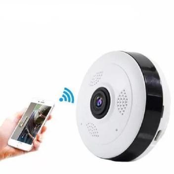 Câmera 360 Graus Panorama De Cctv Wifi 960 P Hd Sem Fio Vr - Fc ...
