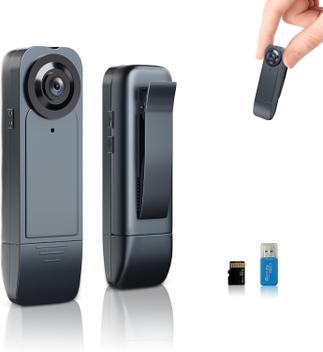 Câmera corporal Brathird 1080P 64GB com visão noturna e detecção de ...