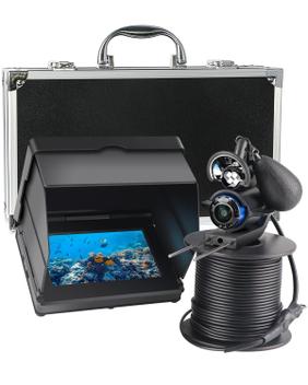 Câmera de pesca subaquática Fourq LCD de 5 polegadas com bateria de ...