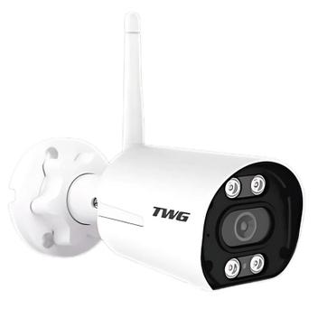 Câmera de Segurança Wi-Fi TWG TW-9520 WB, Full Color 2MP, Visão Noturna ...