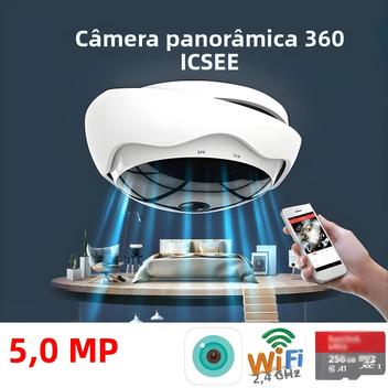 Câmera De Vigilância IP Interna 256G 5MP Com Detecção De Movimento De ...