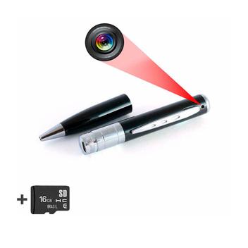 Câmera Espiã Oculta Disfarçada de Caneta - 16GB - Empório Forte ...