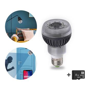 Câmera Espiã WIFI Disfarçada Lâmpada com Sensor de Presença - 8GB ...