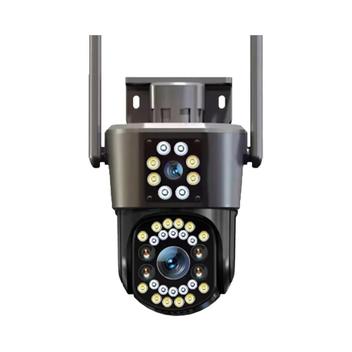 Câmera Externa 8K HD WiFi 16MP 12X Zoom 4 Lentes 3 Telas Rastreamento ...