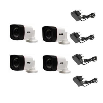 Câmera Hb-402 Full Hd Ahd Hdcvi Tvi Analógica 2 Mega 1080p + 4 Fontes ...