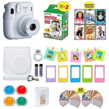 Câmera instantânea Fujifilm Instax Mini 11 + Estojo e pacote de filme ...