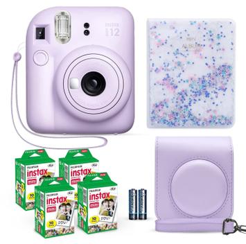 Câmera instantânea Fujifilm Instax Mini 12 lilás roxo +40 filme ...