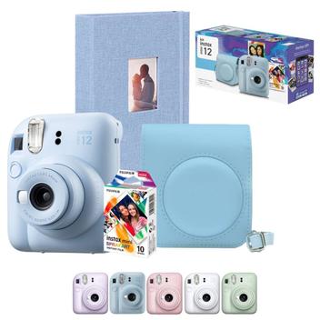 Câmera Instantanea Instax Mini 12 Kit Filme Spray Original com Bolsa e ...
