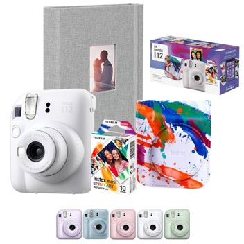 Câmera Instantanea Instax Mini 12 Kit Filme Spray Original com Bolsa e ...