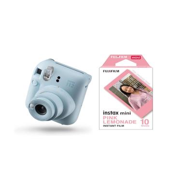 Camera instax mini 12 azul candy + filme instax mini pink lemonade 10 fotos - FUJIFILM - Câmeras ...